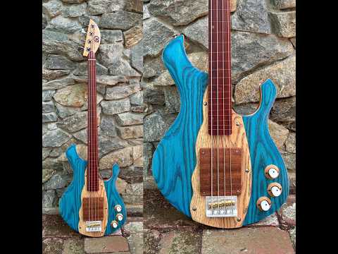 Malinoski Hornet Bass #489 32" Fretless Luthier Built Beauty | Reverb