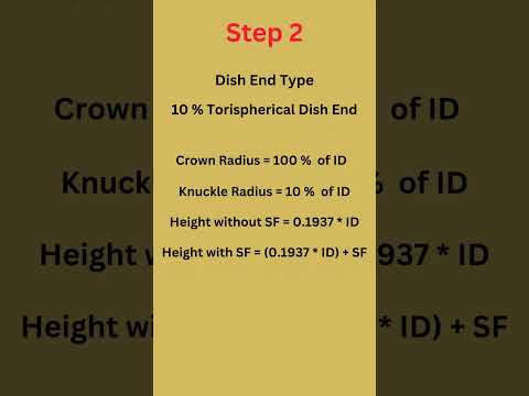 tori dish ends calculations formula #letsfab #dishend