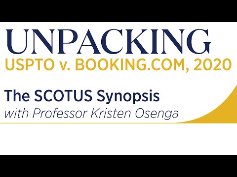 The Synopsis: USPTO v. Booking.com