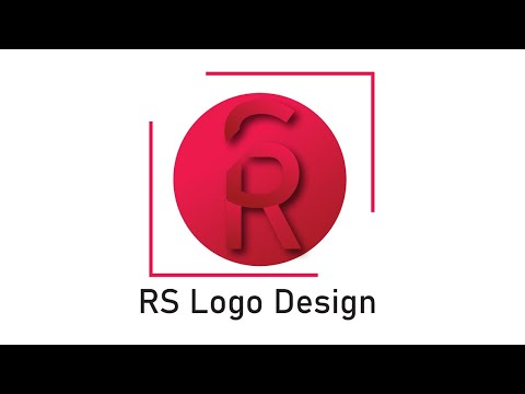 How to design a logo –RS logo Professional logo design in adobe Illustrator Tutorial.