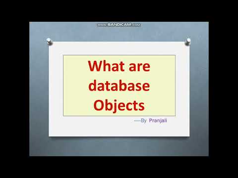 What is a Table | Database objects