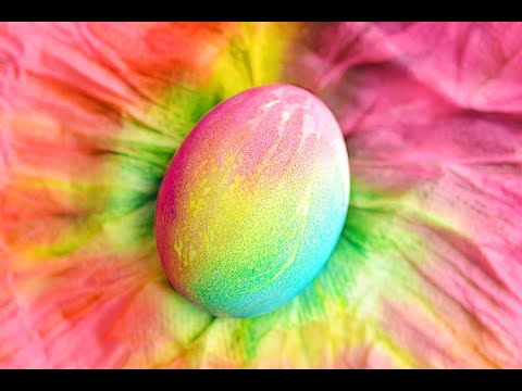 Tie Dye Easter Egg general visual co…: English ESL video lessons