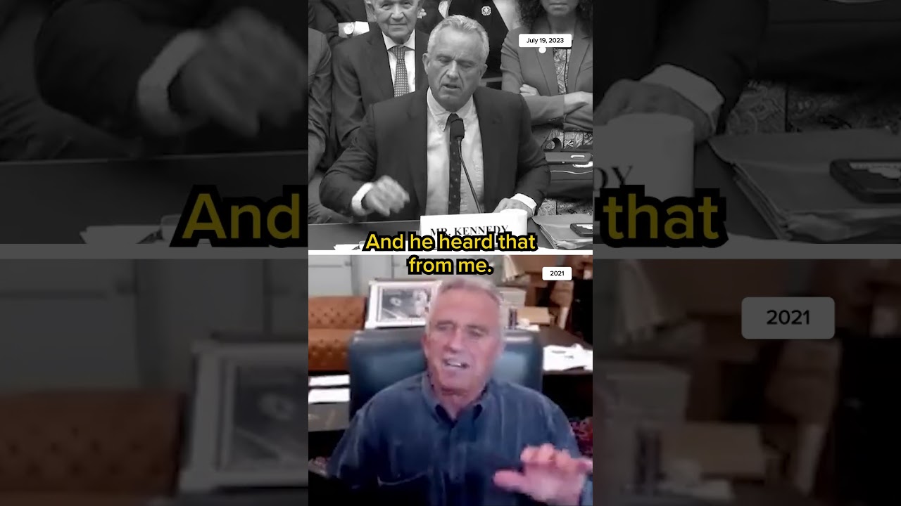 RFK Jr's flip flop testimony