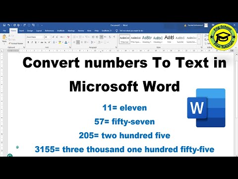 How To Convert Numbers Into Words In Word Documents?