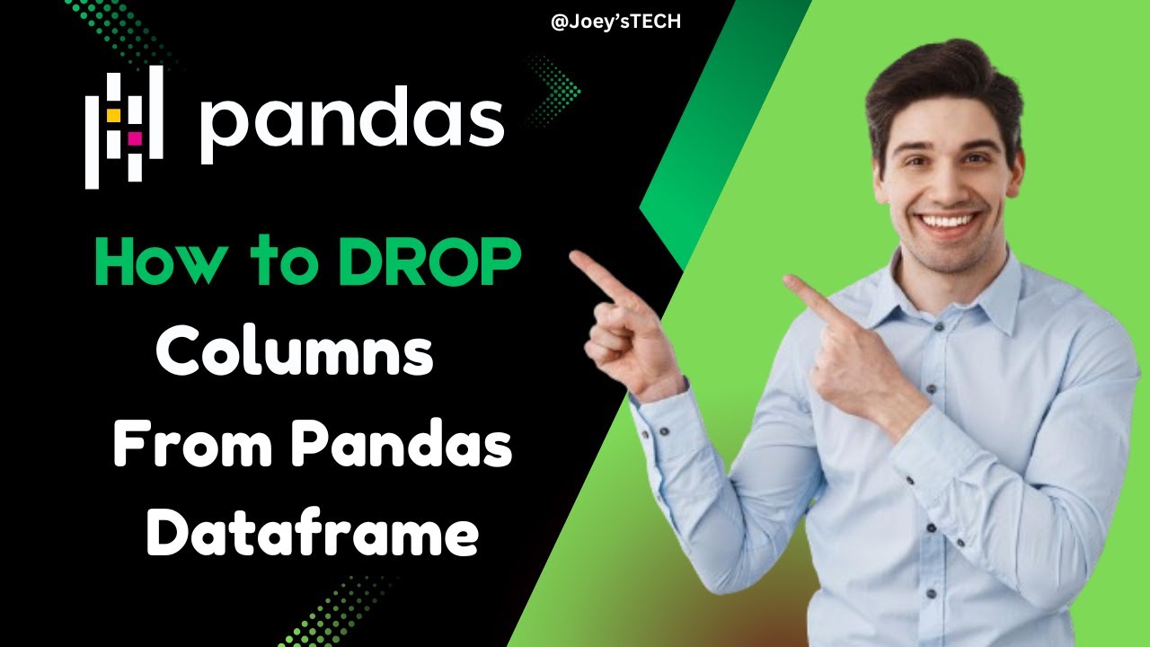 How to drop columns from a Pandas DataFrame | Python Pandas tutorial #pandas #python