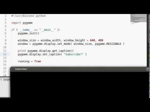Learn Python pygame 02 Window Functions - Mind Luster