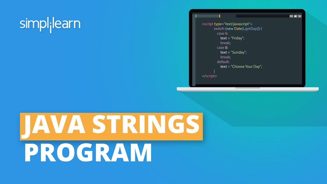 Java Strings Tutorial | String Manipulation in Java | Java Tutorial For Beginners | Simplilearn