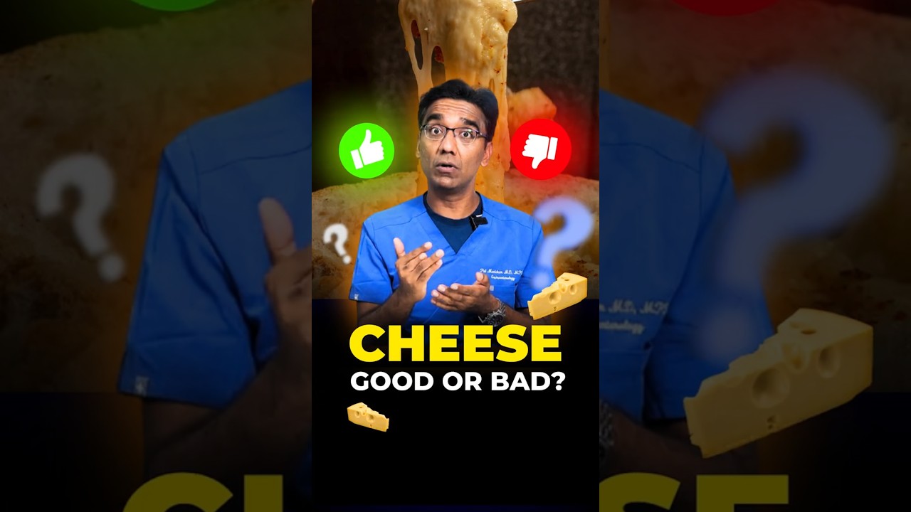Is Cheese Good or Bad For Your Gut? #food