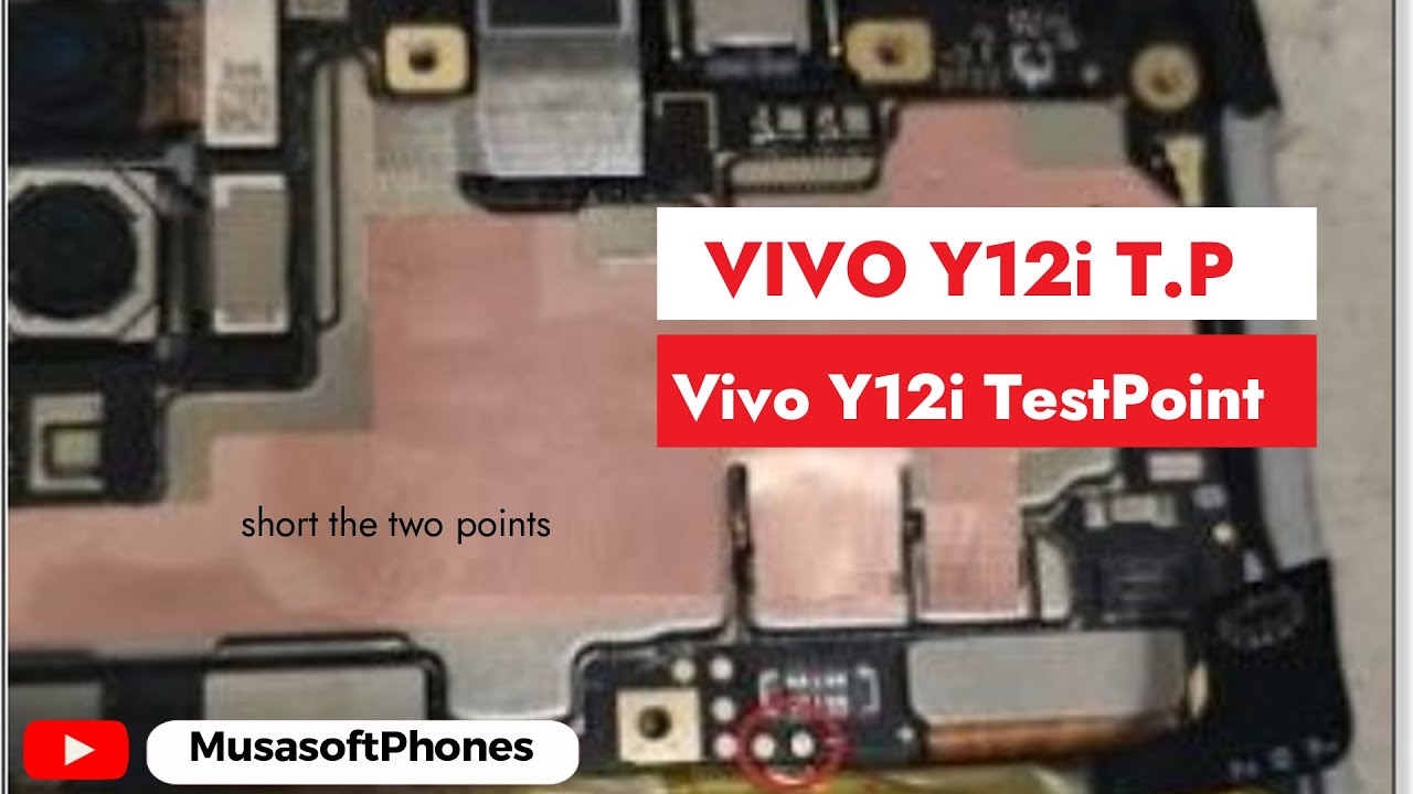 TestPoint for Vivo Y12i T.P EDL Point #isp  to hardreset and Remove FRP 2023