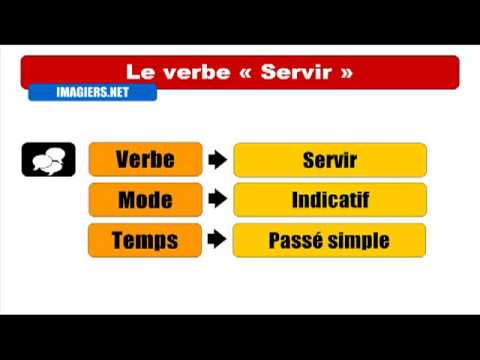 French verb conjugation # To serve