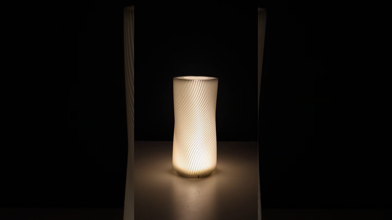 3D printed LED Lamp