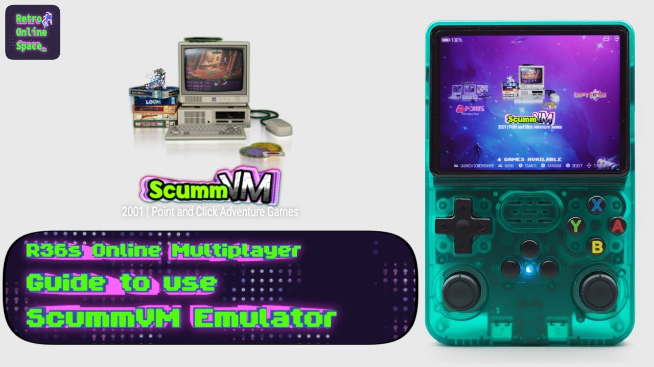 Guide to use ScummVM Emulator - R36s Online Multiplayer - User Guide Offline