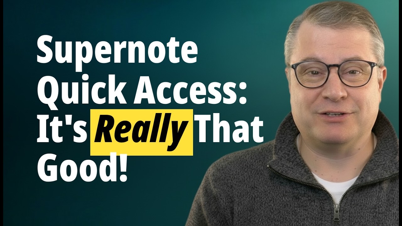 Supernote Quick Access: It's Really That Good!