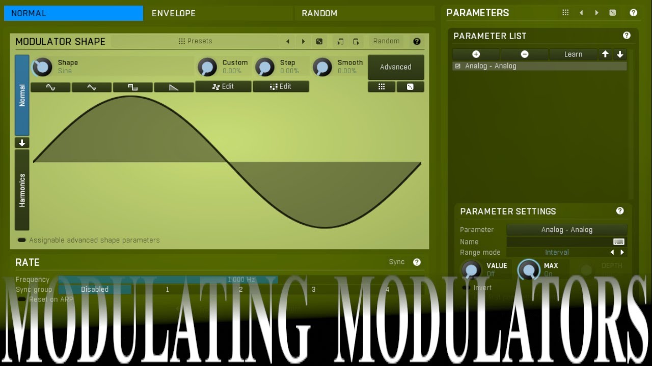 Modulating Modulators
