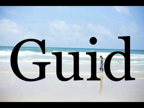 How To Pronounce Guid🌈🌈🌈🌈🌈🌈Pronunciation Of Guid