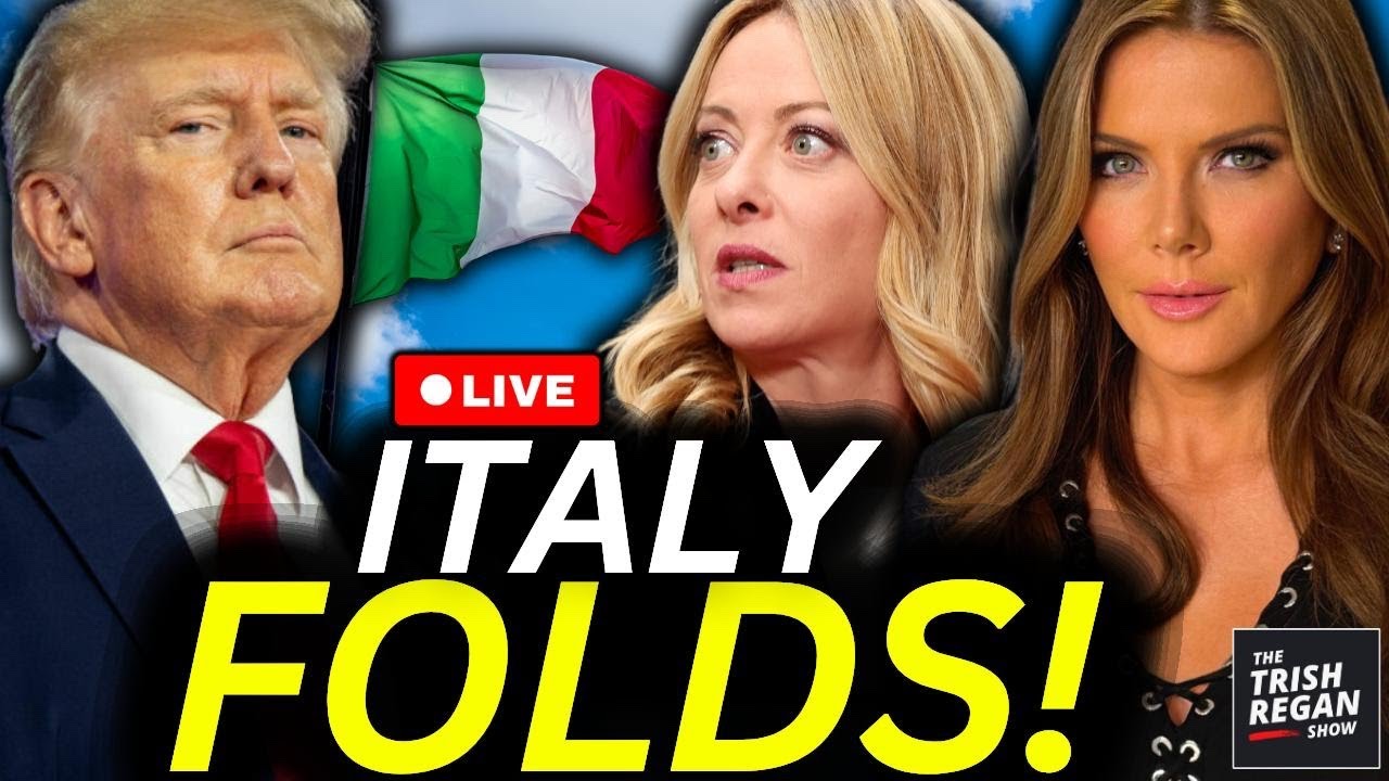 🚨 Italy FOLDS! Giorgia Meloni Bows to Trump—Reverses on NATO, Iran & Immigration | Trish Regan Show
