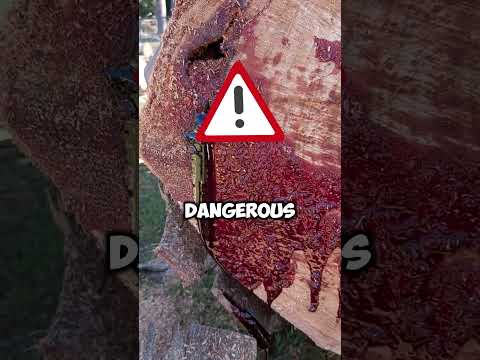 🌳 Why Do These Trees BLEED! 🩸#trees