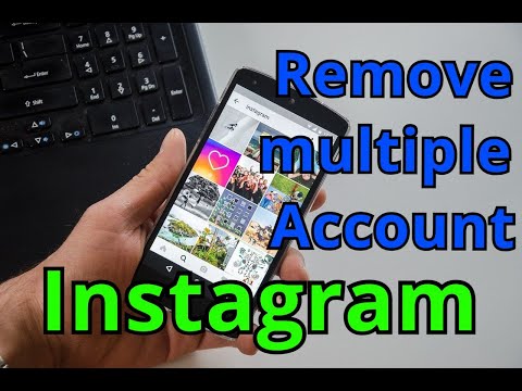 So entfernen Sie mehrere Instagram Konten  Zweites Instagram Konto löschen