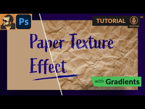 How to Create Paper Texture Effect in Adobe Photoshop | Tutorial