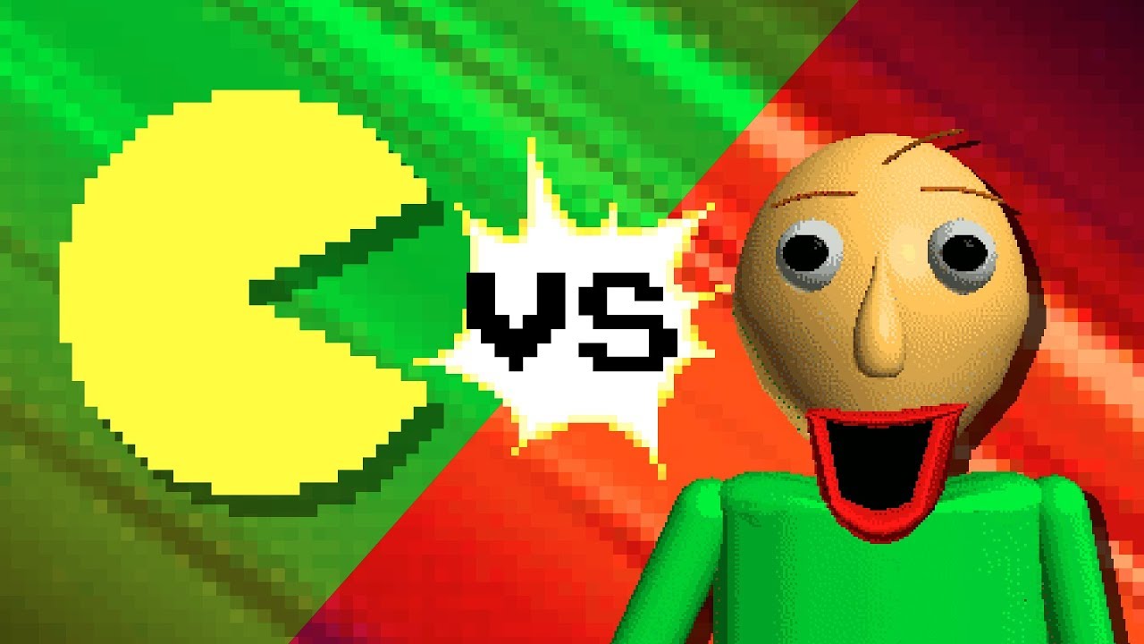 PACMAN vs BALDI - LokmanVideo