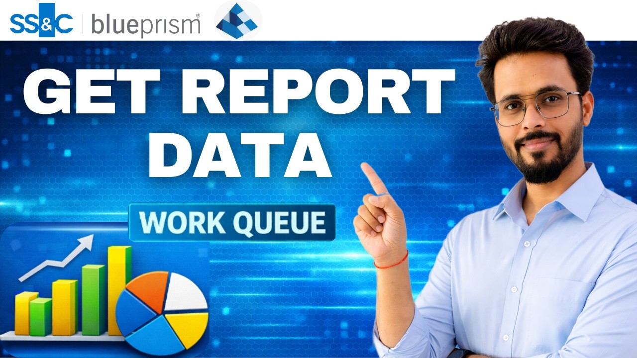 👉 Get Report Data from Work Queue in Blue Prism | Work Queues VBO Explained
