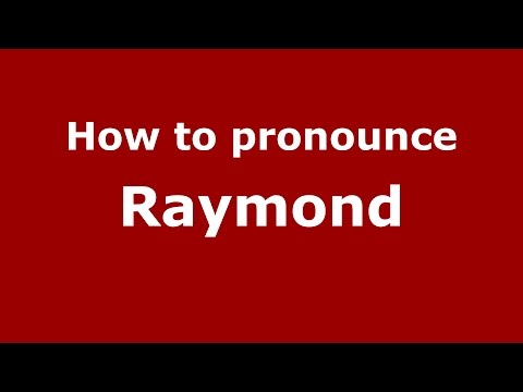 How to pronounce Raymond (Brazilian Portuguese/Brazil) - PronounceNames.com