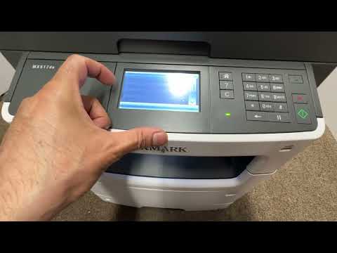 Quick demo Great Lexmark MX517de Laser Printer Copy Color Scan- 14k Pages + %75 Toner &Drum