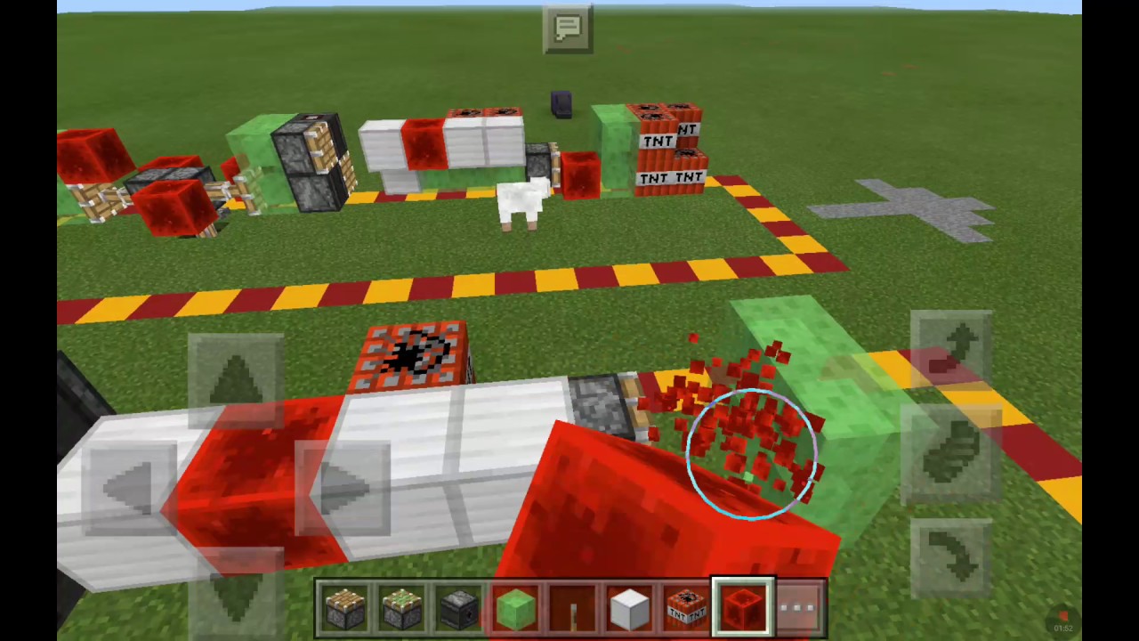 WORKING MISSILE/MINECRAFT PE/NO MODS/TUTORIAL