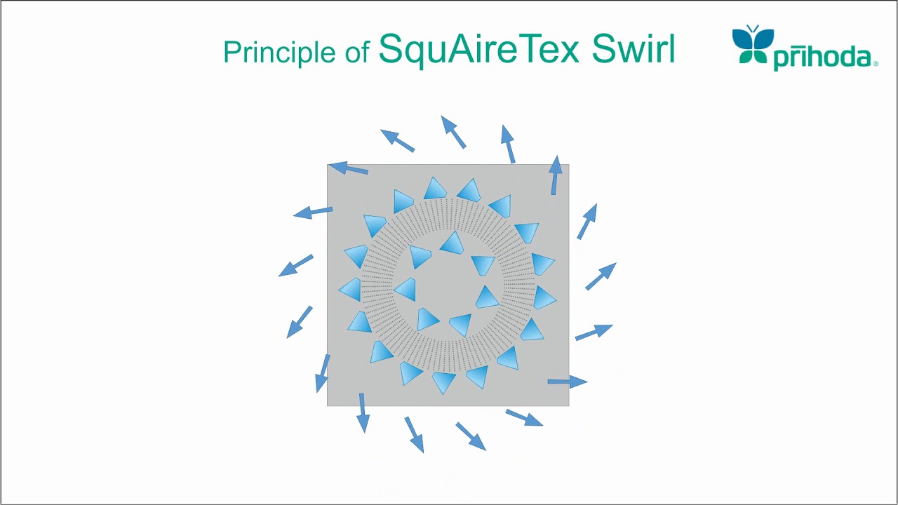 SquAireTex Swirl Diffuser