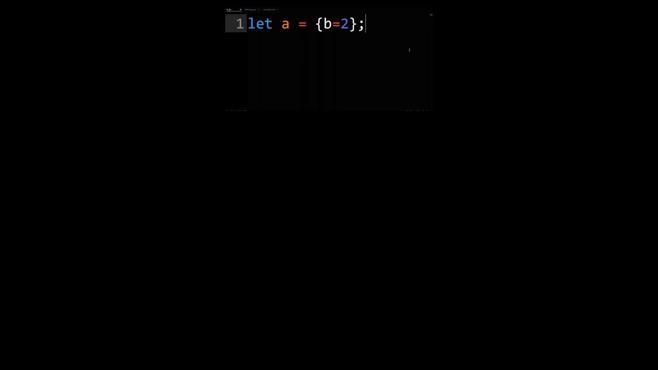 SyntaxError: Invalid shorthand property initializer