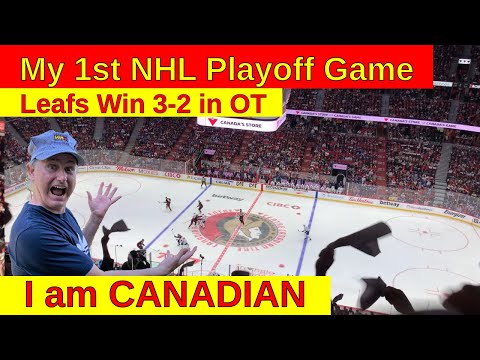 Leafs 3 Sens 2 in Overtime - Battle of Ontario - How CANADIAN is This NHL Playoff Series