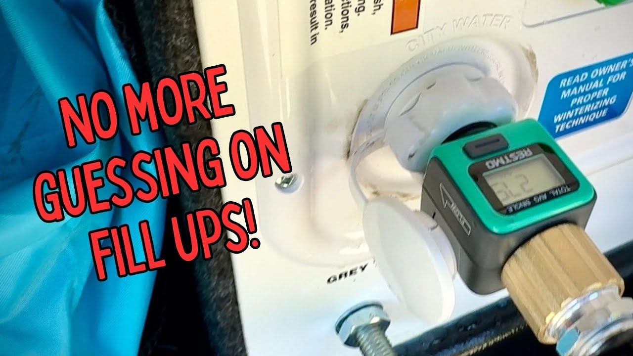 RESTMO Water Flow Meter Review | Measure Garden Hose Usage, RV Water Tank Fill, Sprinkler Flow Rate