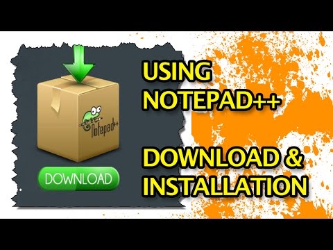 How to use Notepad++, download installation and tutorial | video by TechyV