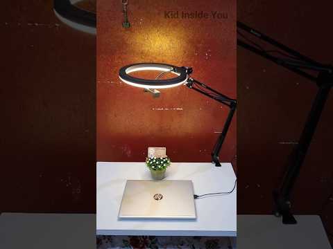 BROLAVIYA Overhead Video Stand Mobile Phone Holder with Ring Light Unboxing & Review #kidinsideyou