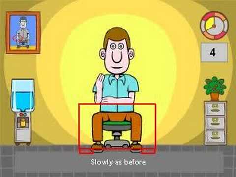 5 minute animation exercise to protect against computer injuries ...