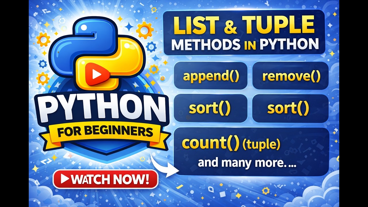Python  03 | List methods using Programs
