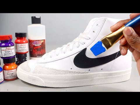 How To Customize NIKE BLAZERS!π¨π (EASY)