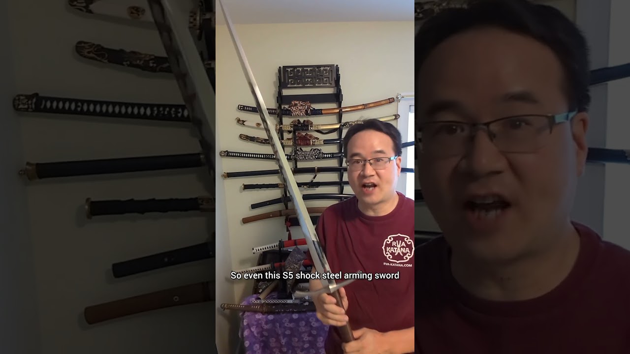 Mengapa jumlah pedang Eropa dari periode waktu yang sama lebih sedikit daripada pedang Jepang? #katana #samurai #pedang