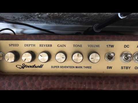 Goodsell Amplifiers Super 17 Mark III Mid-2000s - Red gator | Reverb