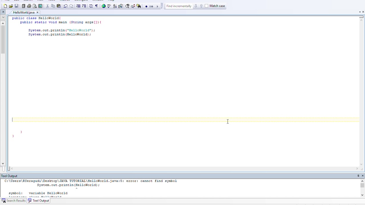 JAVA EPISODE 2: Hello World Program, print vs println