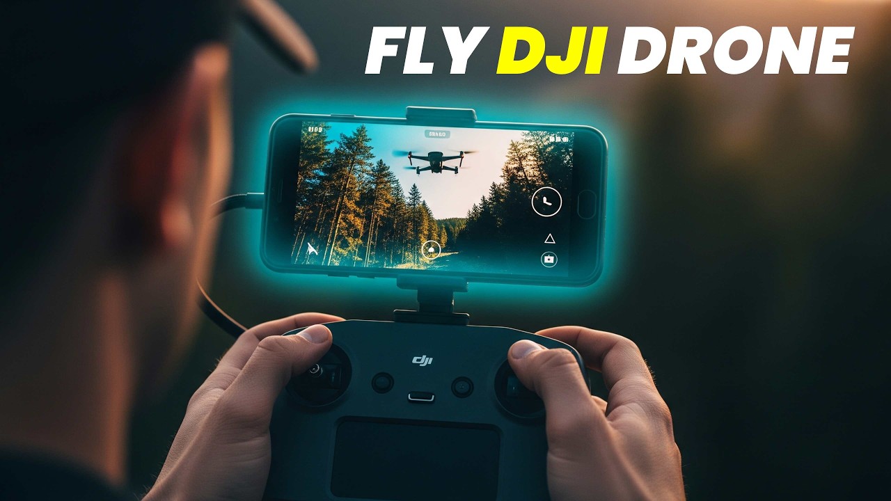 How To Fly DJI Drone with RC Controller and Android phone