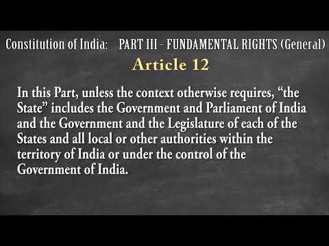 Article 12 | The Constitution of India