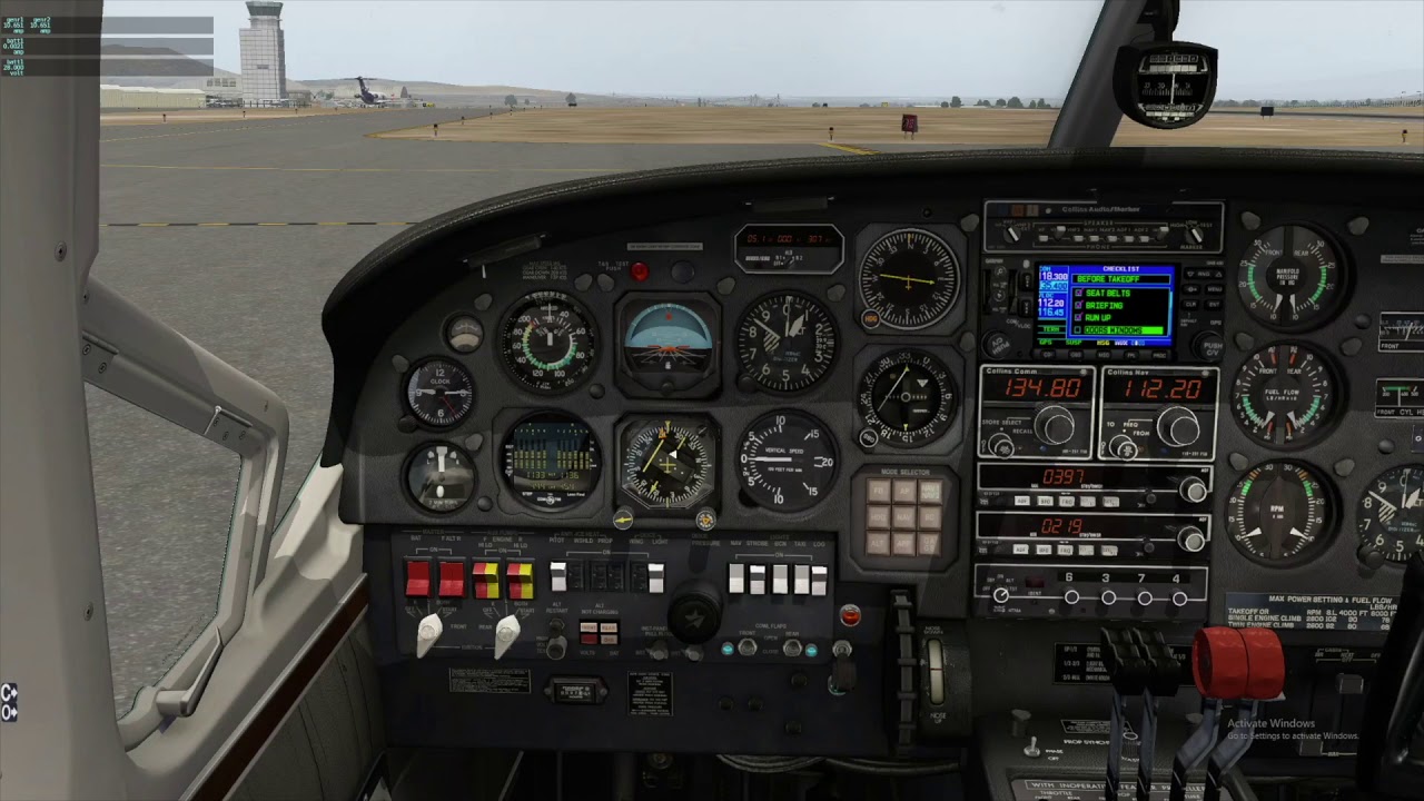 Engine failure in a Cessna 337