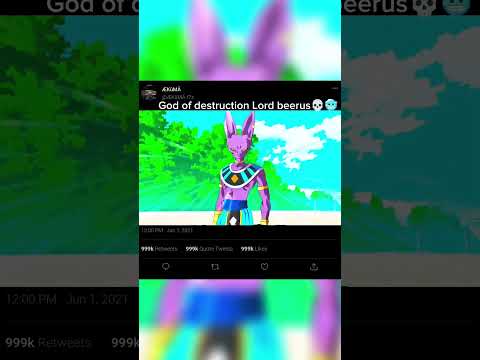 God of destruction Lord Beerus💀🥶 Strongest destructor💪. #shorts