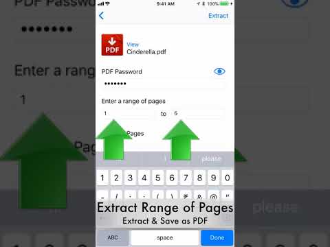 PDF pages Extractor & Splitter for iPhone & iPad