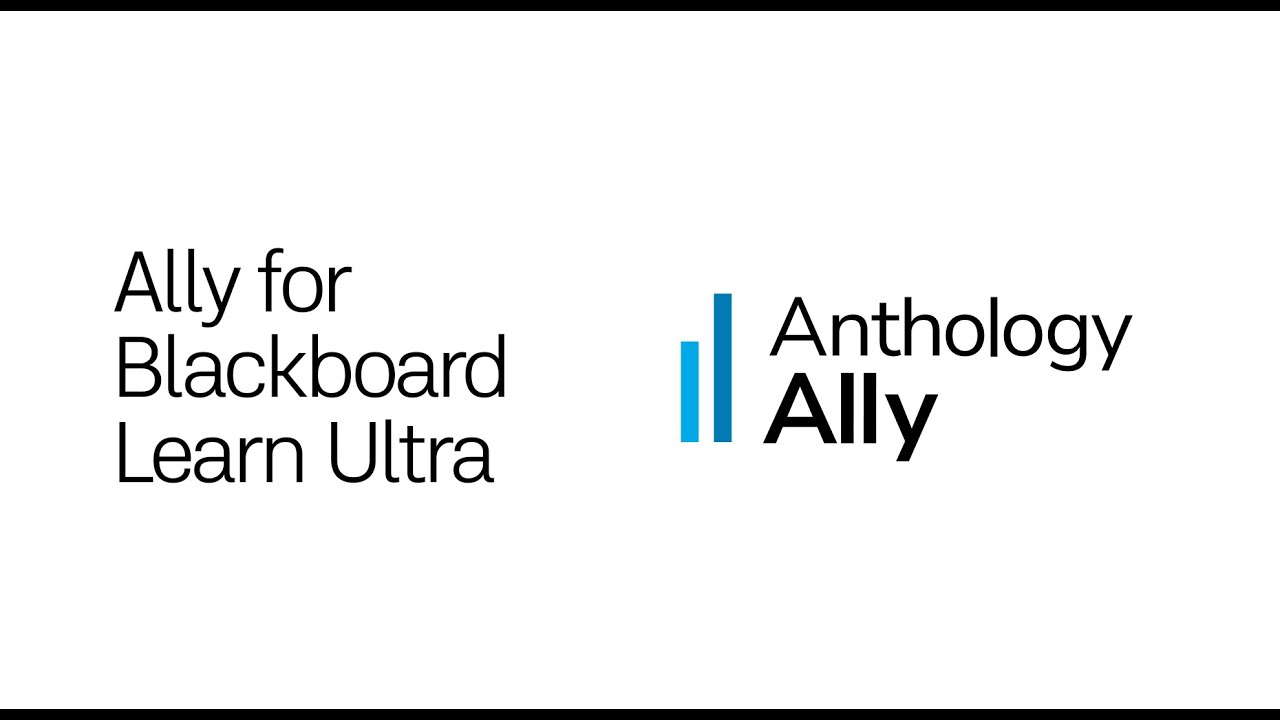 Ally for Blackboard