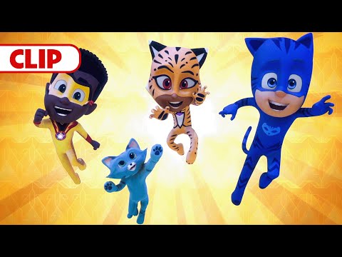 The Dance of Two Cats 🐱🐱 | PJ Masks Power Heroes | @disneyjr x @PJMasksOfficial