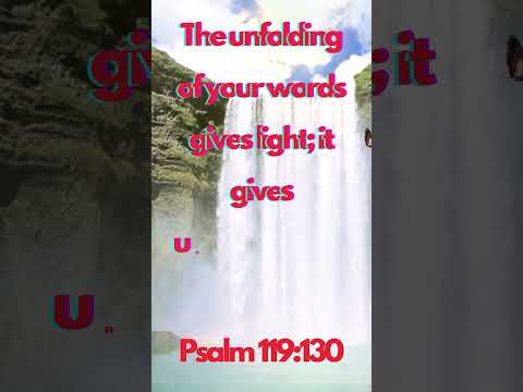 Psalm 119:130