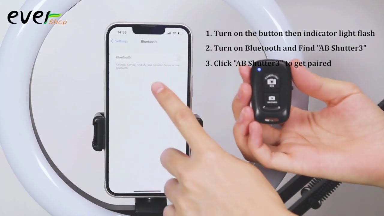 Evershop F621 lighting installation steps