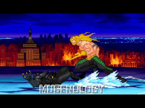 Black Panther vs Aquaman - Marvel Comics vs DC Comics - MUGEN Multiverse